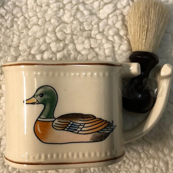 Bath | Vintage Duck Mallard Shaving Mug Set | Poshmark